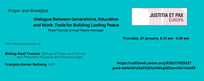 JP Europa. Presentación del Mensaje de la Paz :: Justicia y Paz